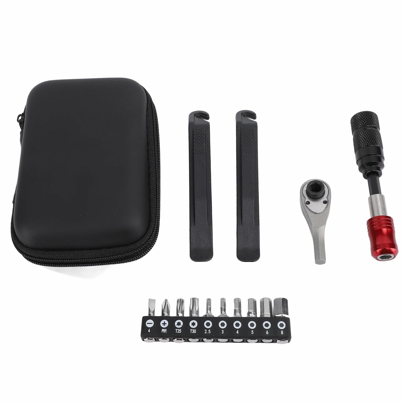 Набор храповых отверток с битами из алюминия и нержавеющей стали