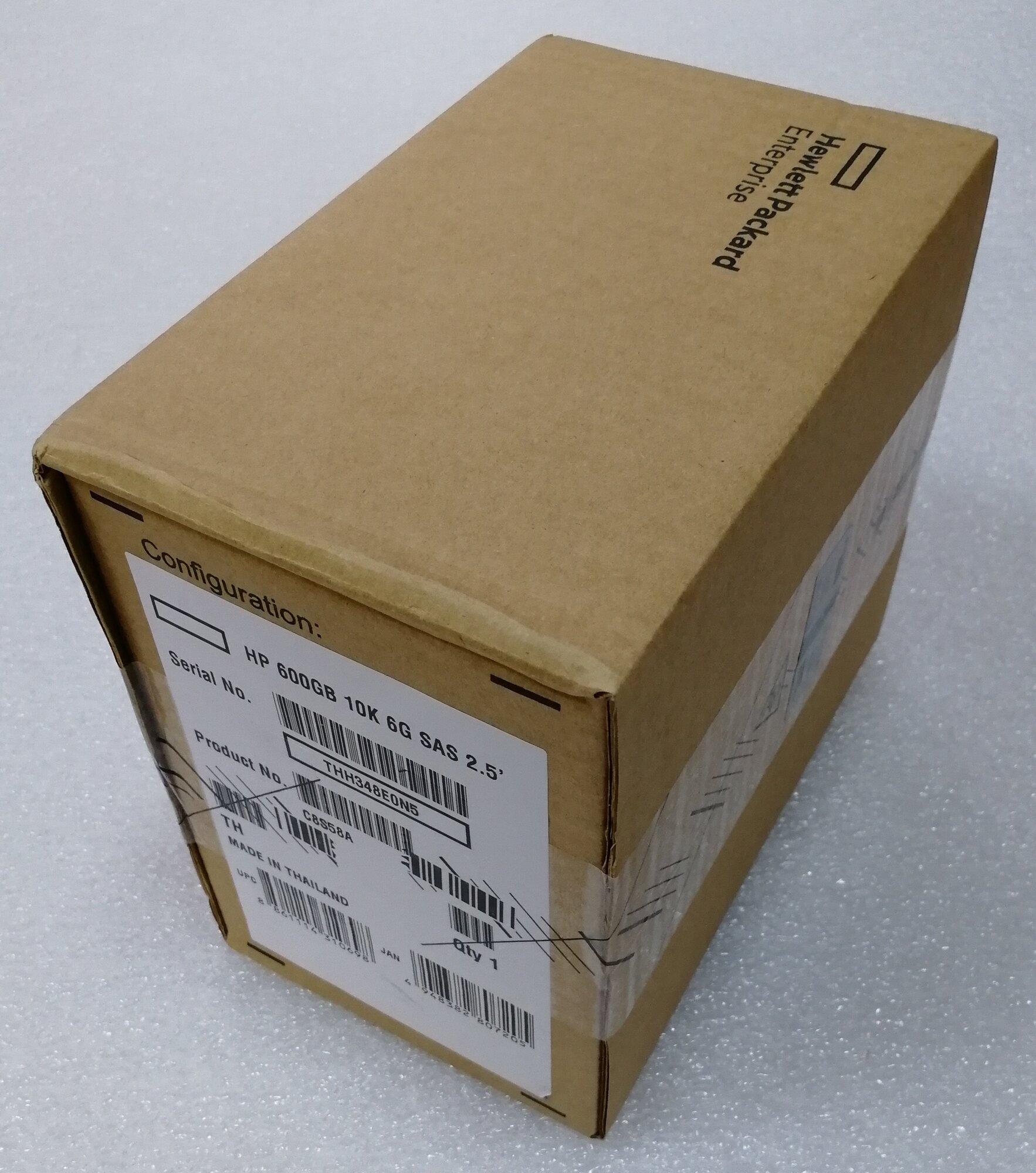 Жесткий диск HP C8S58A 600 ГБ 6G 10K SAS 2.5' серверный HDD DP ENT 730702-001, 693569-003, EG0600FBVFP