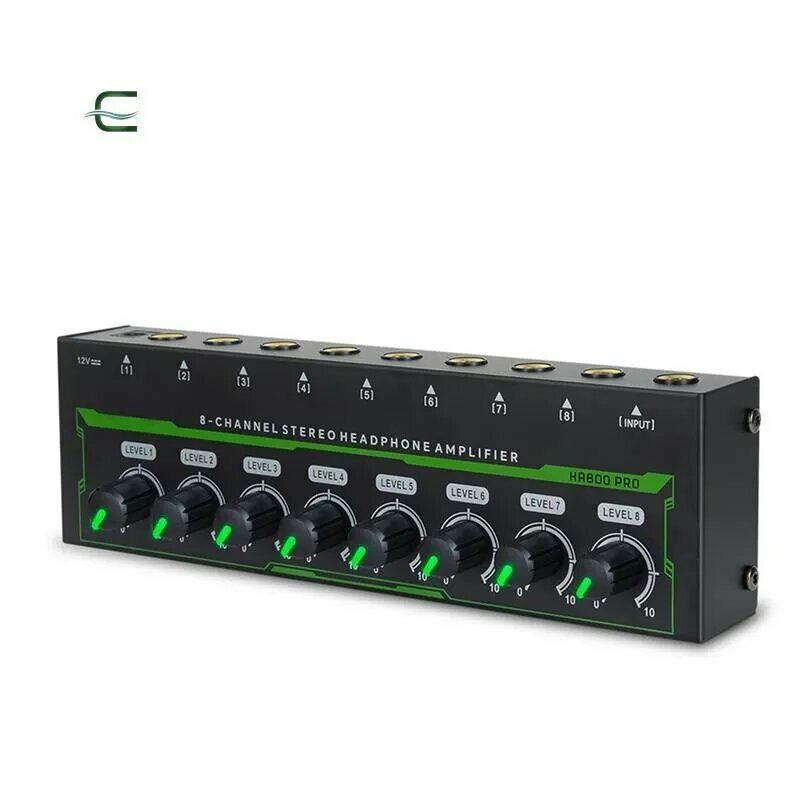 O5(I U H K) HA800 PRO 8-Канальный Усилитель Для Наушников RGB Стереоусилитель (ЕС)