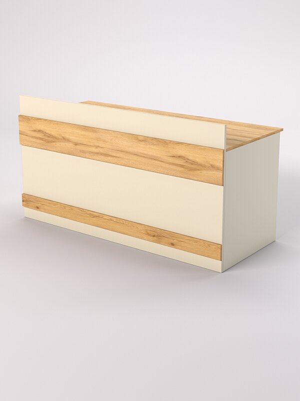 Стол президиума №14, Крем Вайс и Дуб Золотистый. Производитель товара - компания Westcom.