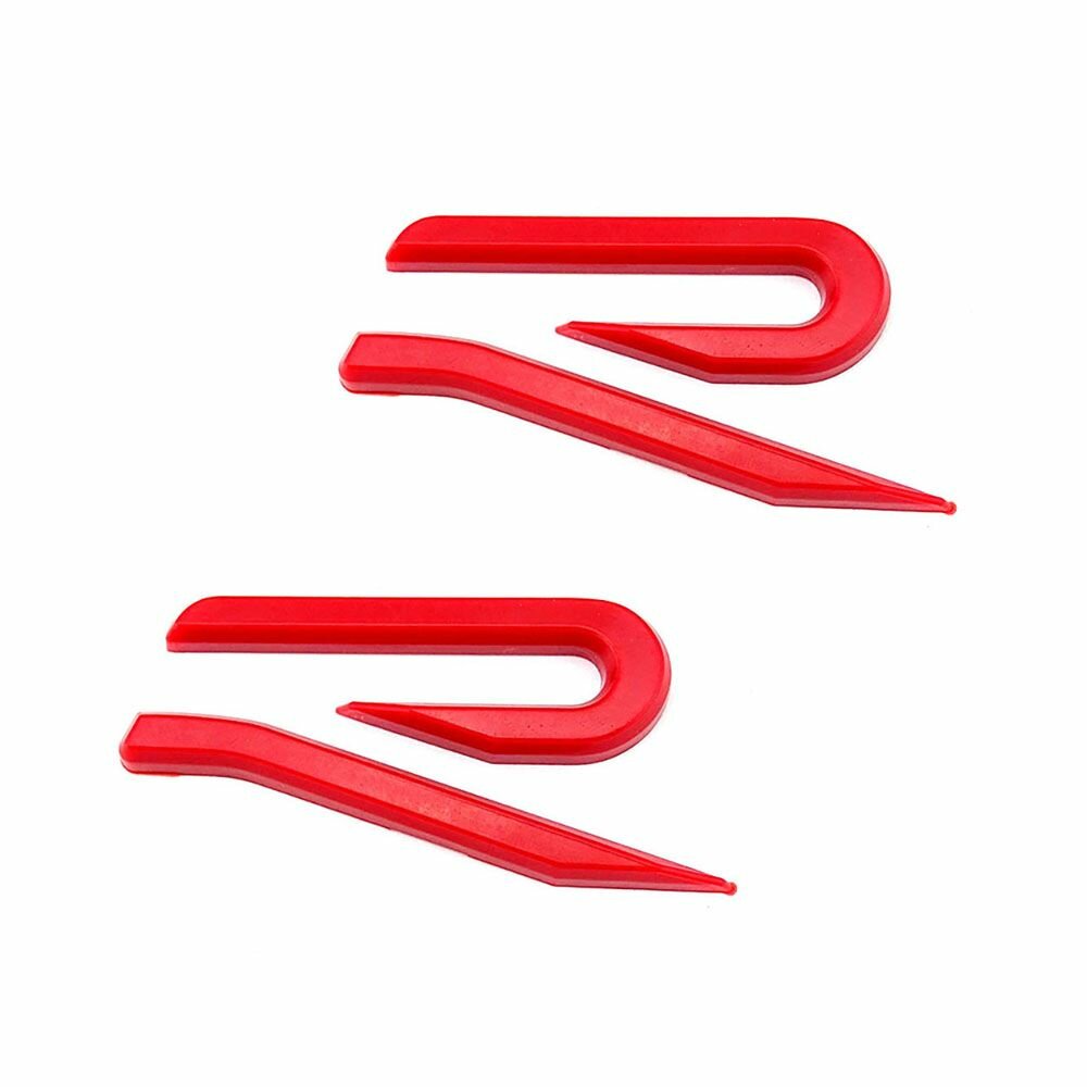 R отделка логотипа эмблемы, для Tiguan Polo Passat Touran Taremont T-cross Jetta T-roc Tourage Golf, 2021-2024, к-т 2 шт