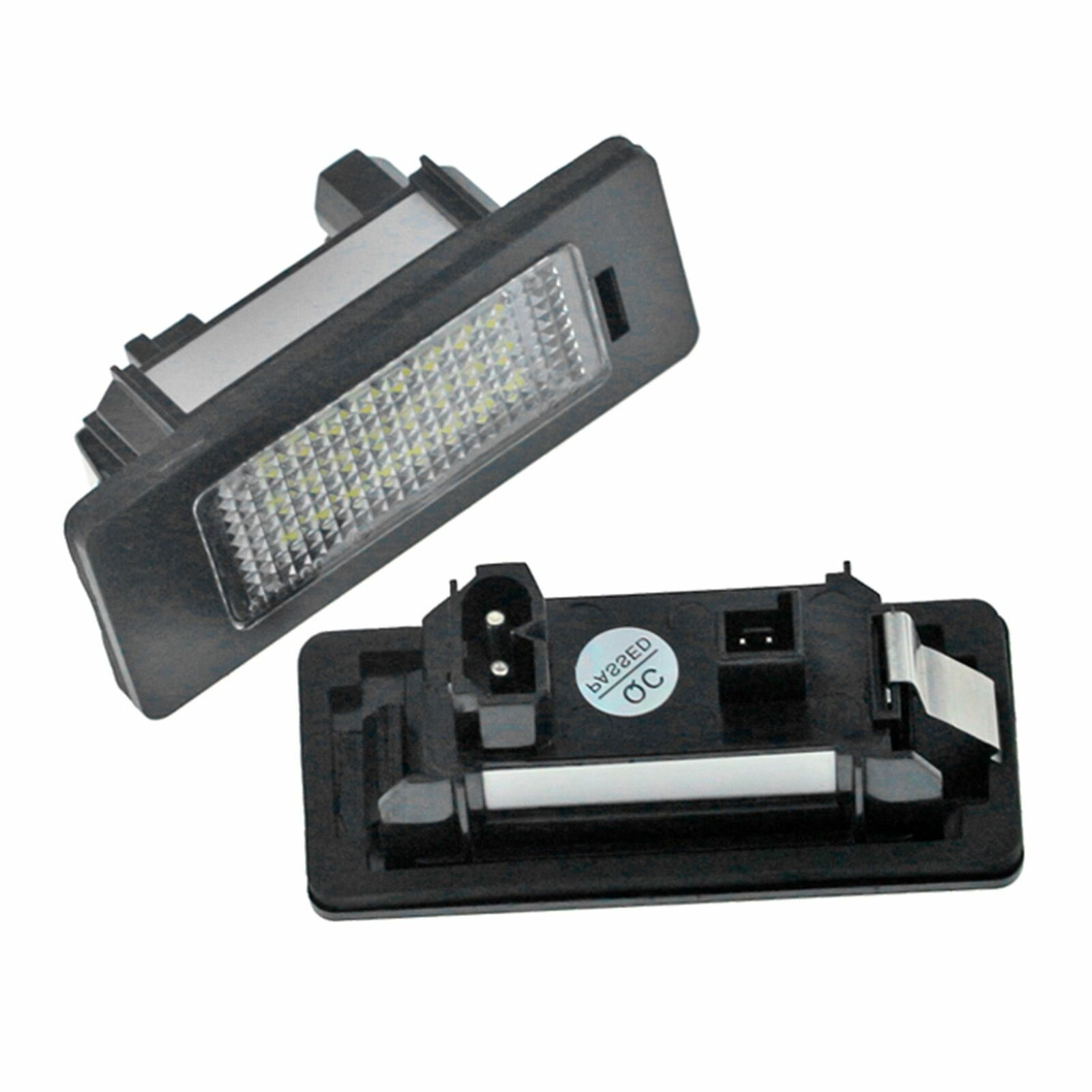 2 LED лампы для подсветки номерного знака (24 диода) для BMW 1/3/5/X серий