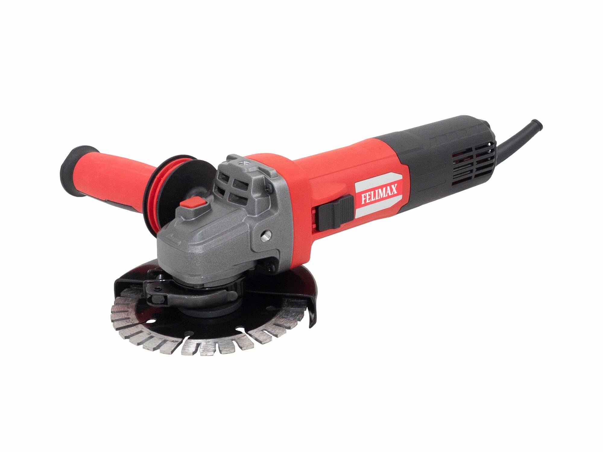 УШМ FELIMAX УШМ-125/1200Э, 1200 Вт, профессиональная, антивибрационная, кожух в комплекте