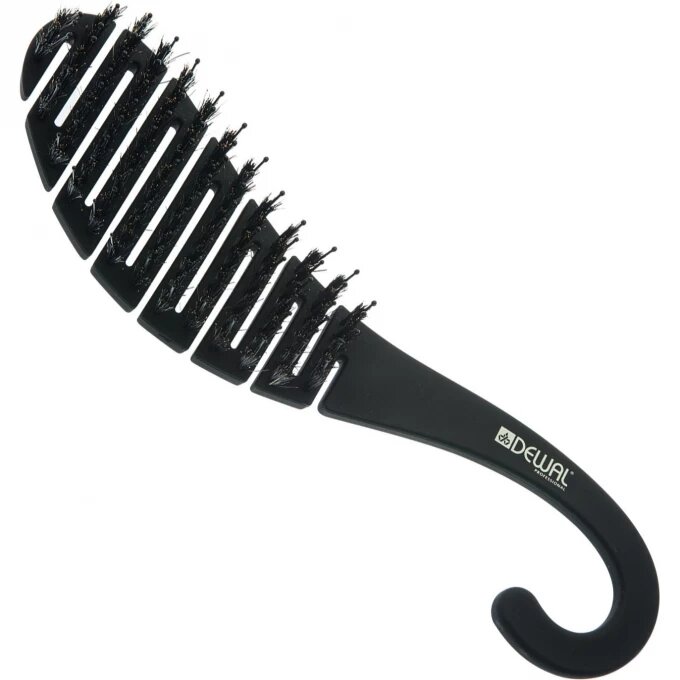 Щетка DEWAL NEW FLEXI BRZ105, продувная, с феном, нейлон, антистатическая