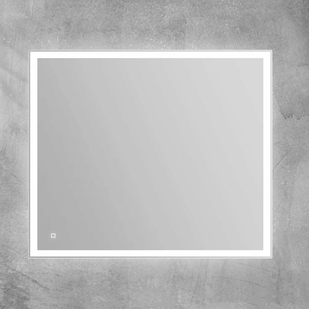Зеркало BelBagno SPC-GRT-900-800-LED-TCH со светодиодной подсветкой, 90 см, с сенсорным управлением, зеркало настенное в ванную, итальянское