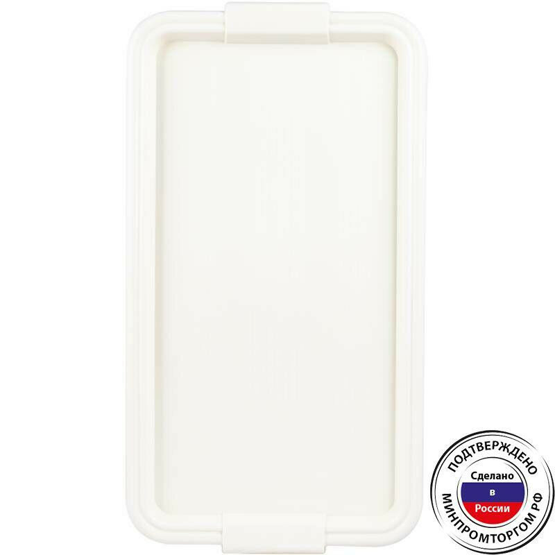 Поднос Полимербыт, пластик, 59x32 см, прямоугольный, универсальный С120