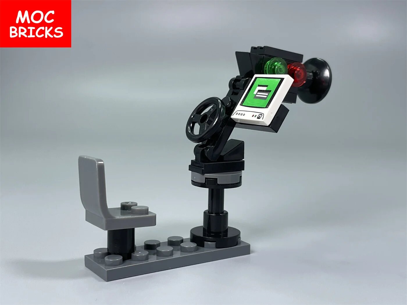 MOC BRICKS Инструмент видео директора набор Темно-зеленый, NO.4