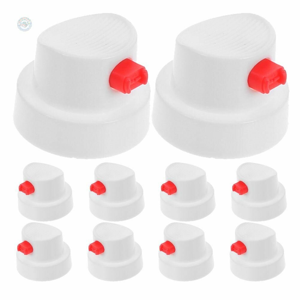 Пистолет для краскопульта, универсальный адаптер для аэрозольных баллончиков, точная насадка-распылитель для граффити и покраски, комплект 10 шт, простая установка