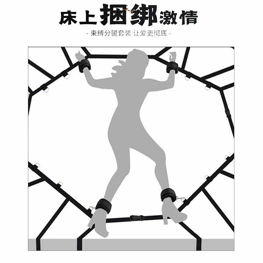 БДСМ комплект для кровати (усиленные стропы, паутина для фиксации)