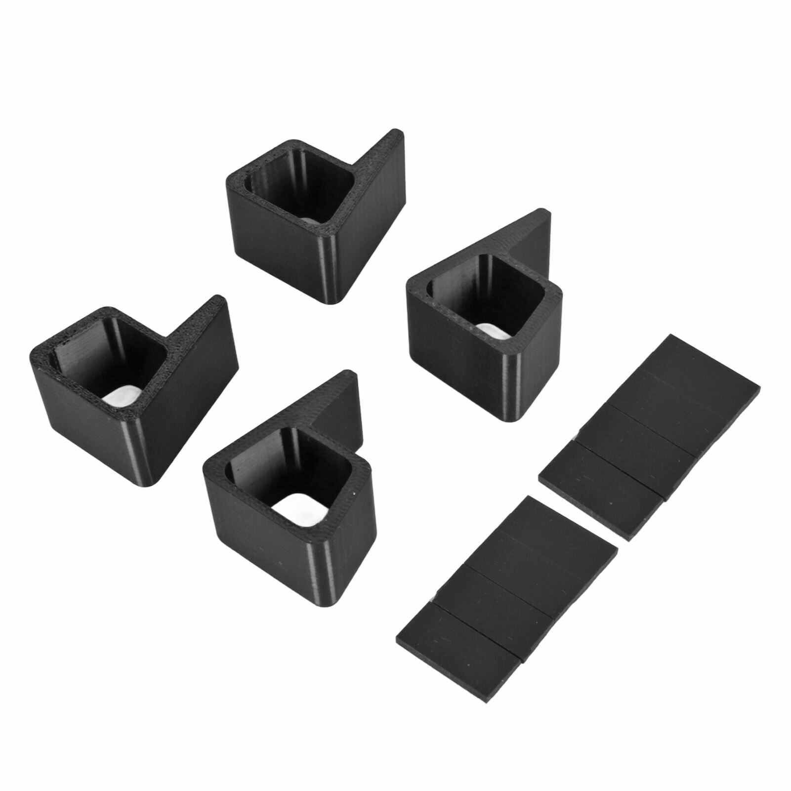 4 шт, горизонтальная версия, увеличивающий кронштейн для игровой консоли, нескользящие, износостойкие аксессуары для Xbox One SX, черный