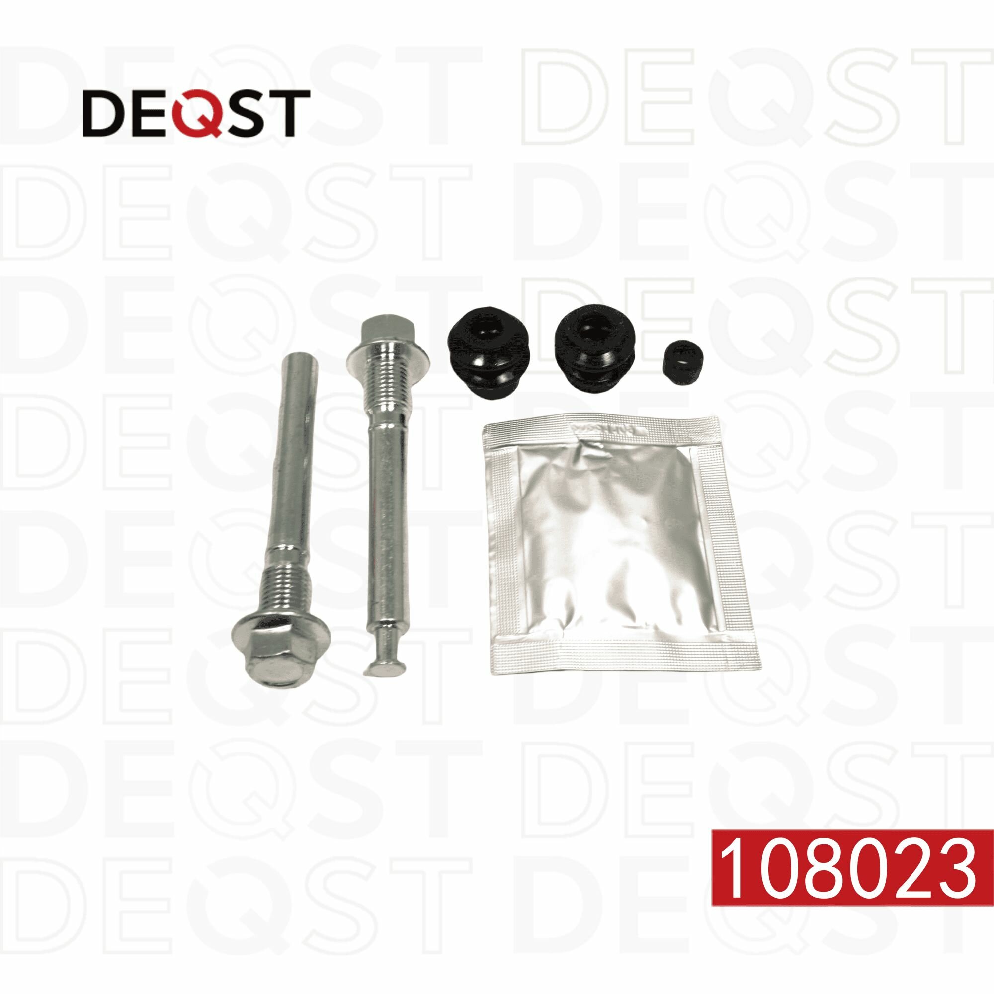 Ремкомплект суппорта Deqst 108023 направляющие суппорим Mazda 6 (GG/GH) (02-), Mitsubishi Pajero 3-4 (01-