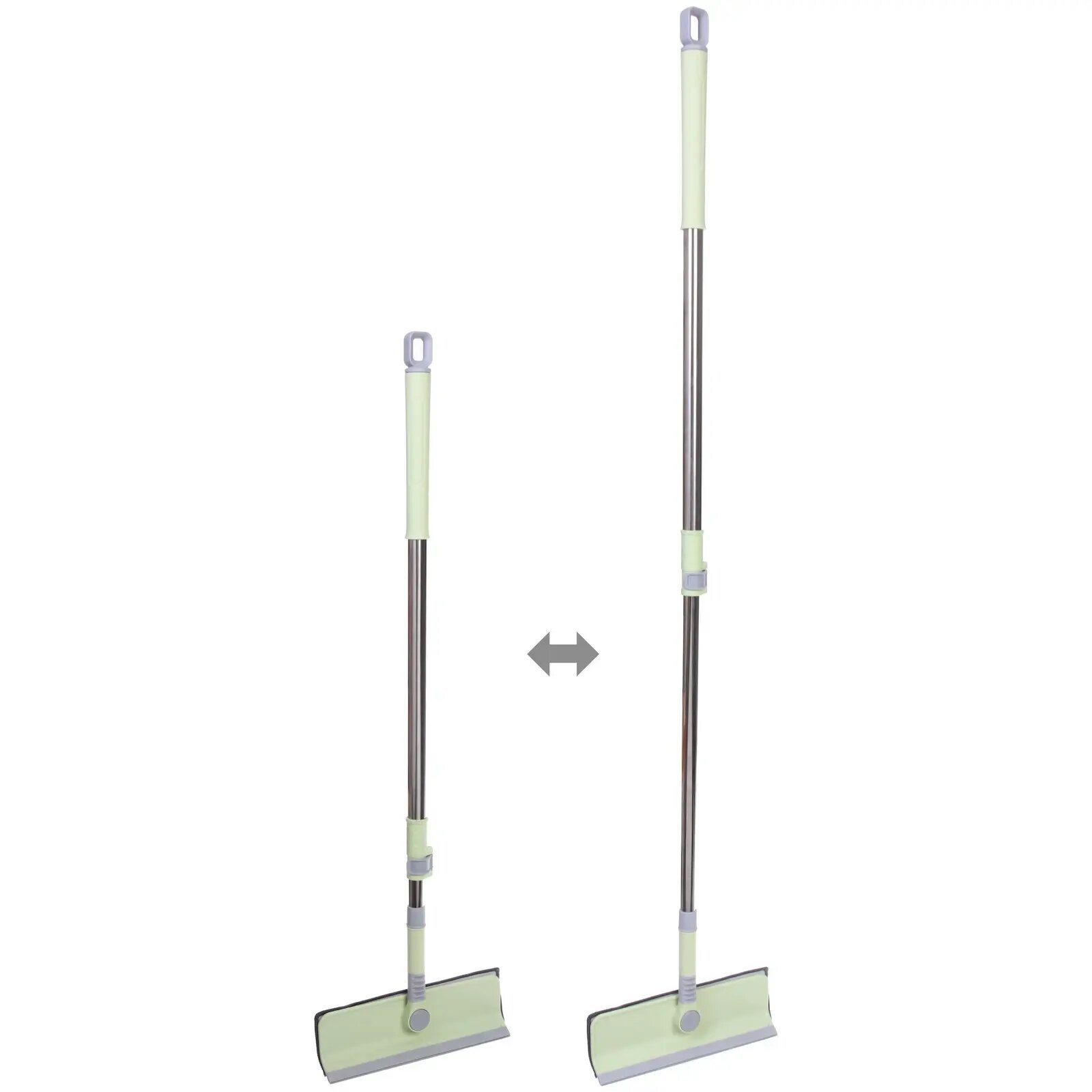 Окномойка телескопическая 90-130см, насадка 28х9см, две насадки, удобство