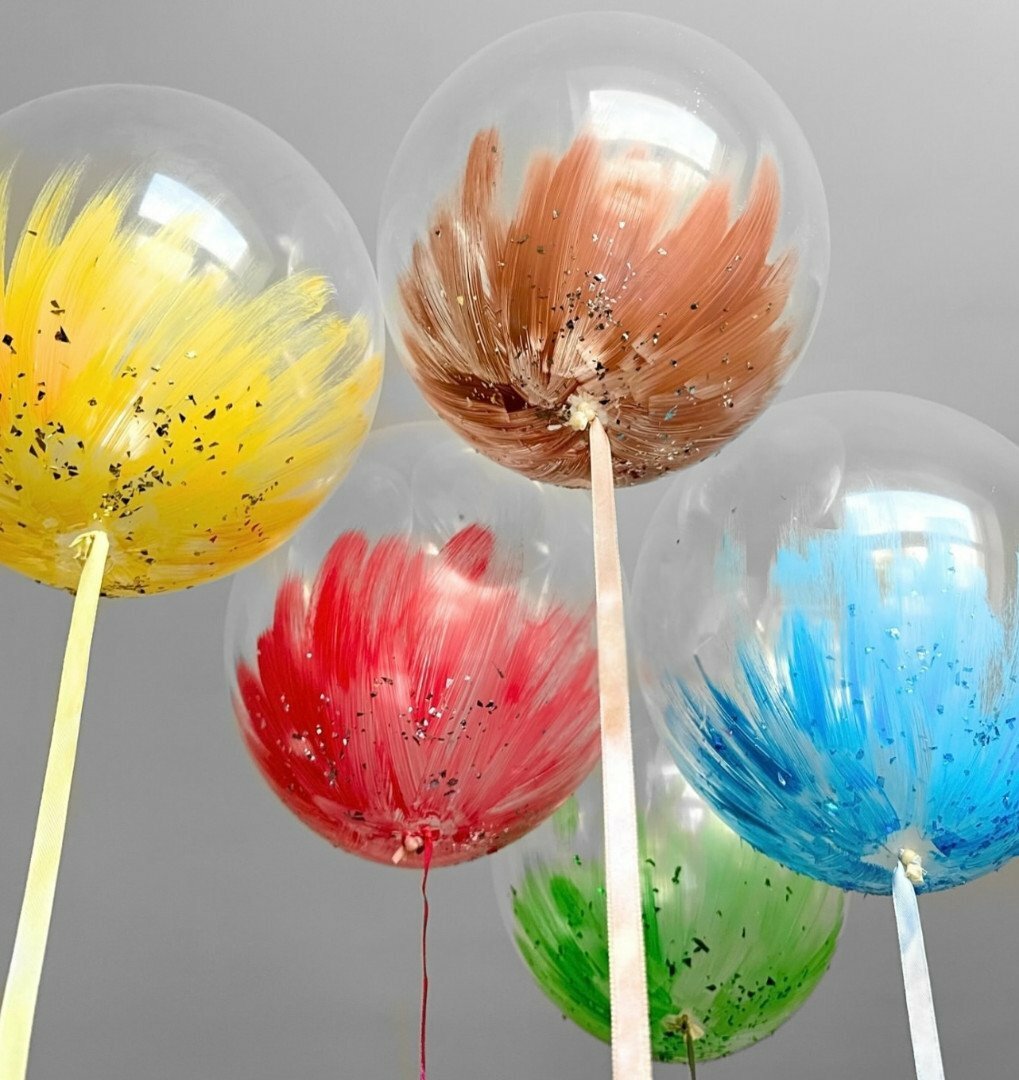 Воздушные шары «Фейерверк красок»