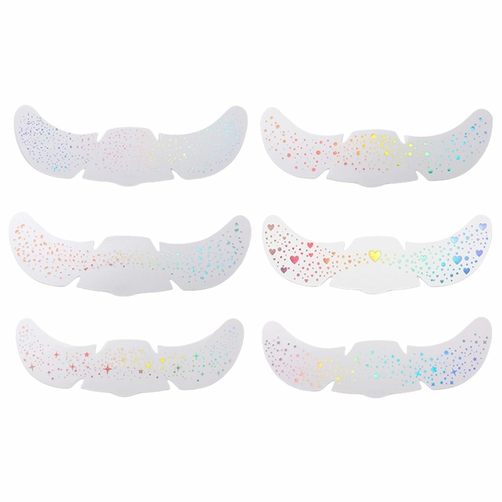 Металлические тату-наклейки с блёстками, - MIXJ