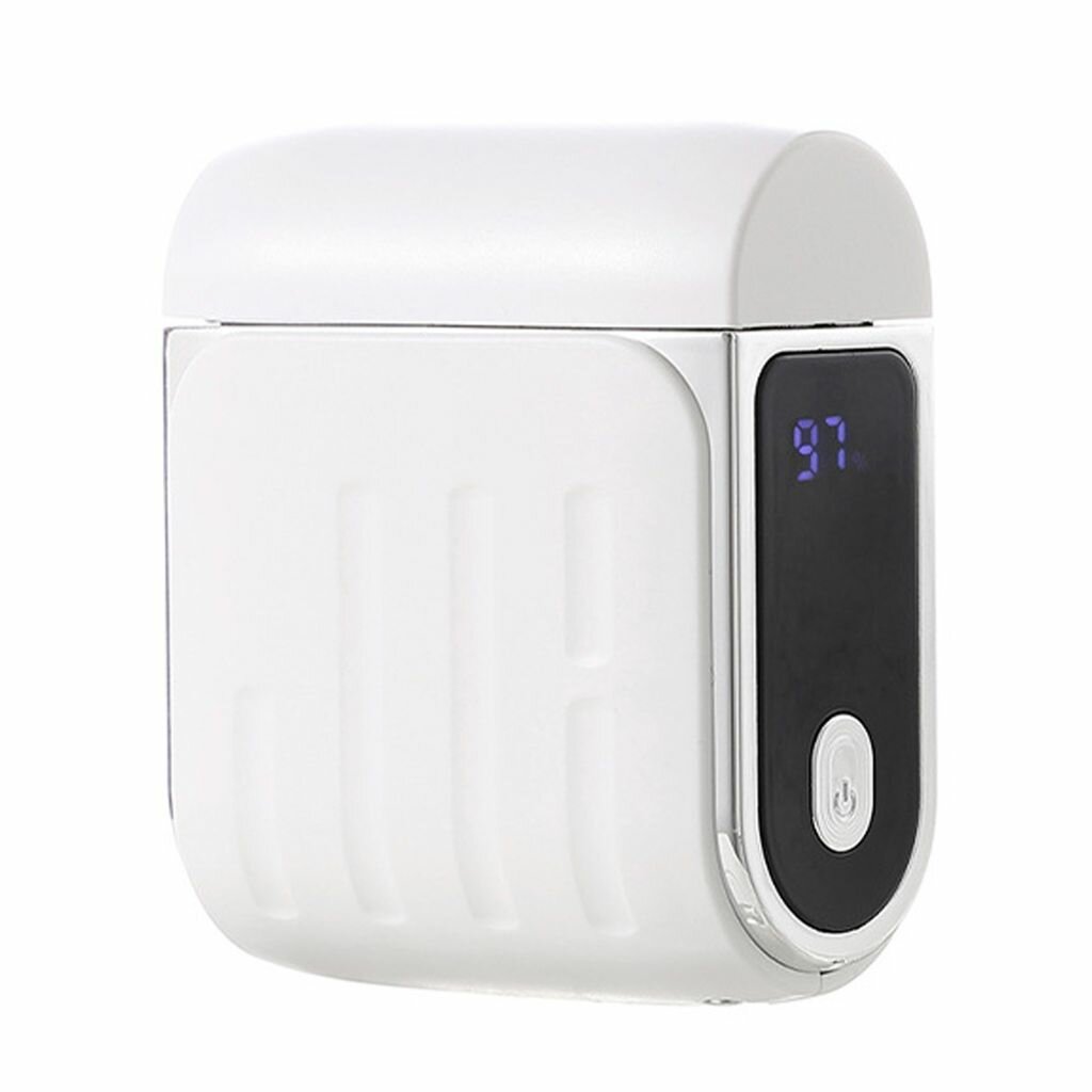 2 в 1 Электрические кусачки для ногтей с безопасной подрезкой, Белый