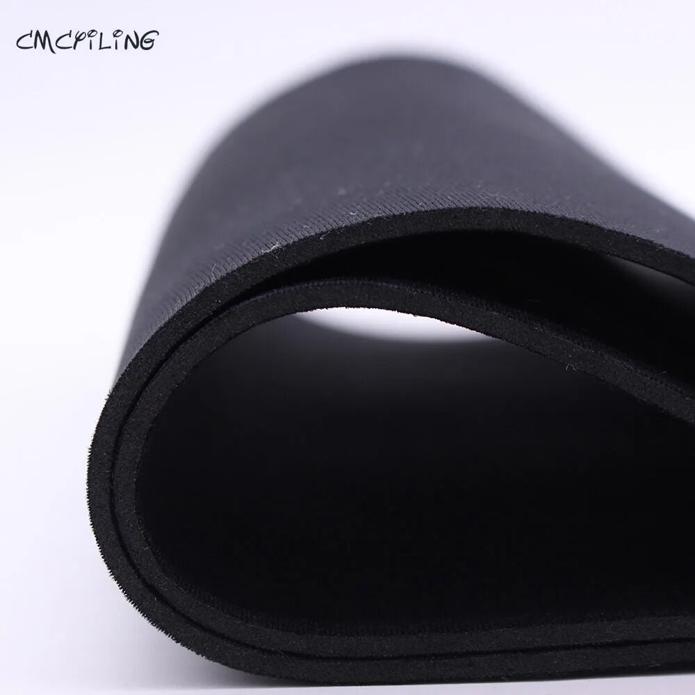 Неопренная ткань CMCYILING черная 2-5 мм Черный, 20cm X 30 cm, 5 mm Black