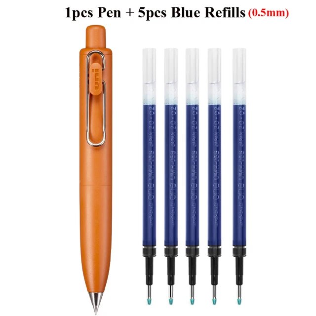 Uni Ball One P гелевая ручка 0,5 мм Синий, 1Pen 0.5 Refills Blu