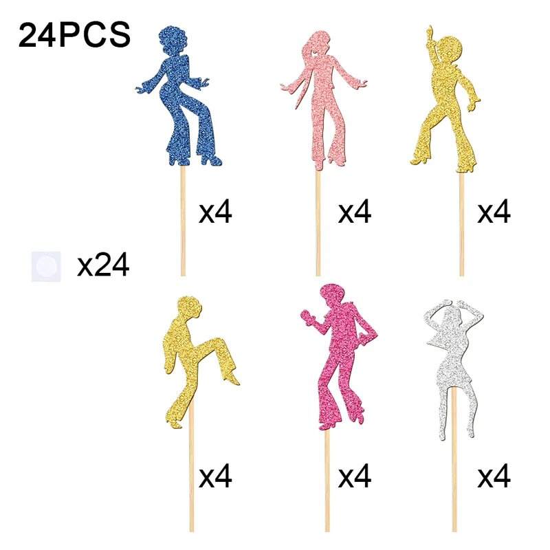 YOMDID Топперы для кексов 24 шт. 01