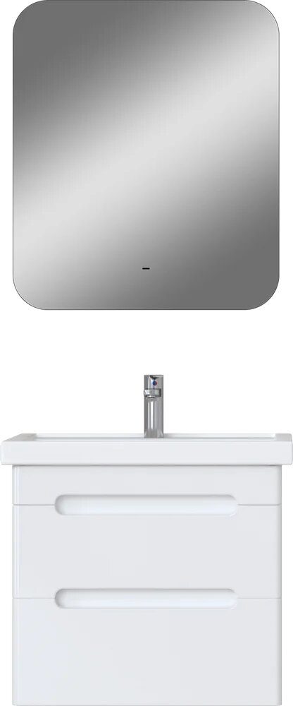 Мебель для ванной комнаты SanStar Адель 60 подвесная, зеркало DIWO Кострома