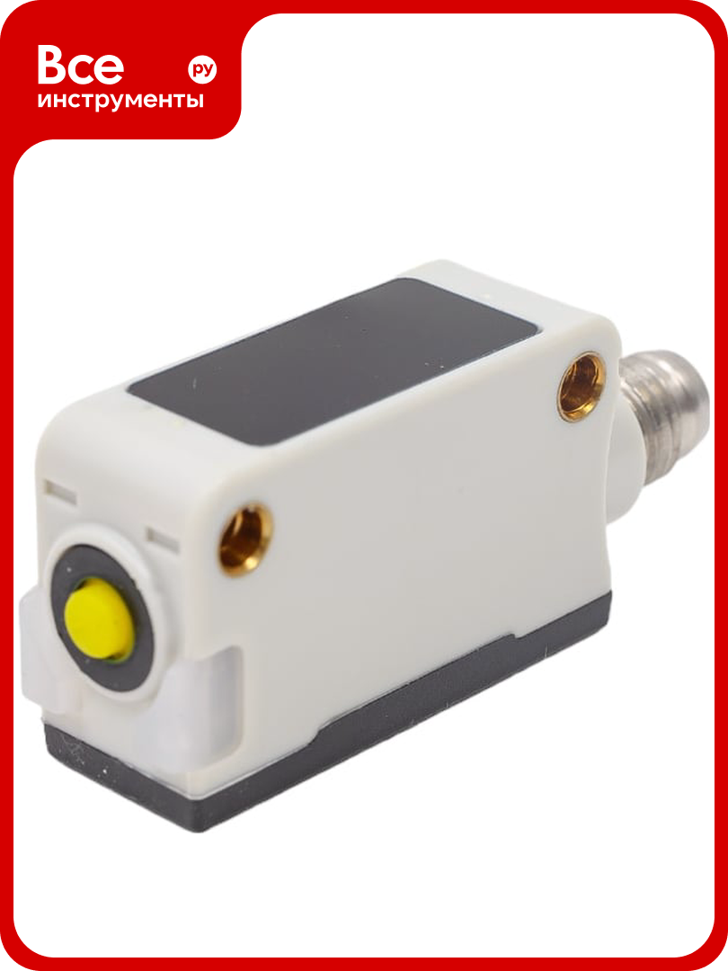 Оптический датчик диффузный Lanbao PSE-BC100DPB-E3, Sn=1000 мм, PNP NO/NC (Програм)10.30DC, разъем М8, излучателя