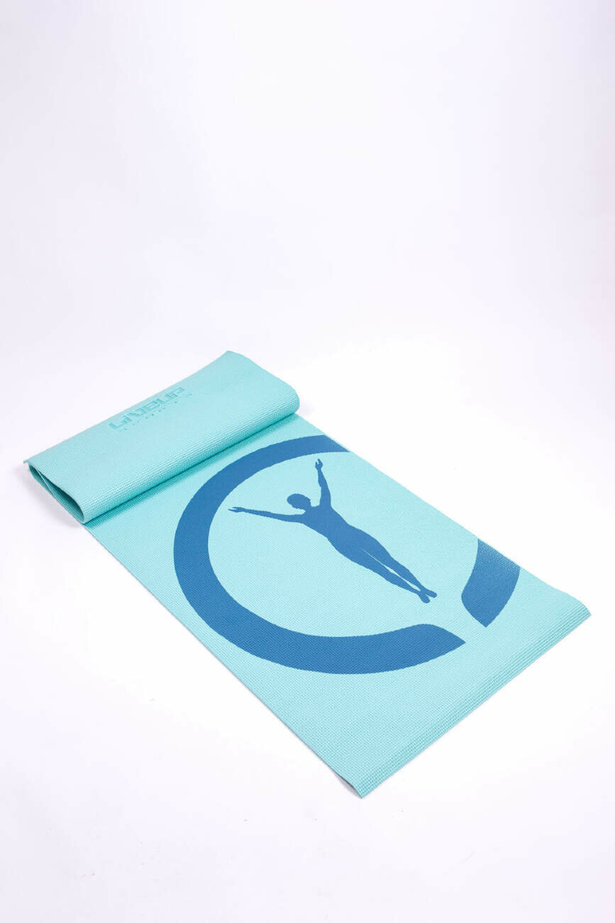 Мат для йоги LiveUp PVC YOGA MAT WITH PRINT Унисекс LS3231c-06b 173x61x0,6см