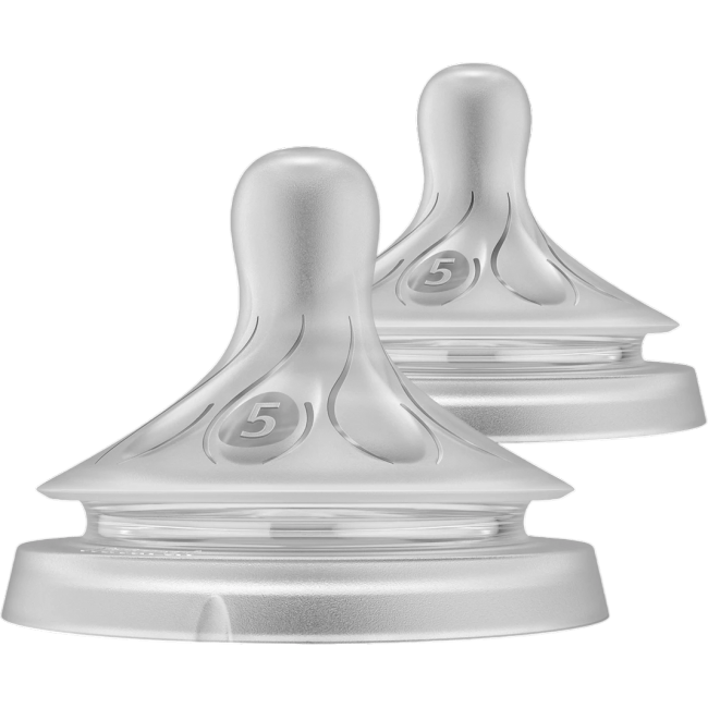 Philips SCY965/02 Соска для кормления, 2 шт, серия NATURAL Response, силикон, Т5