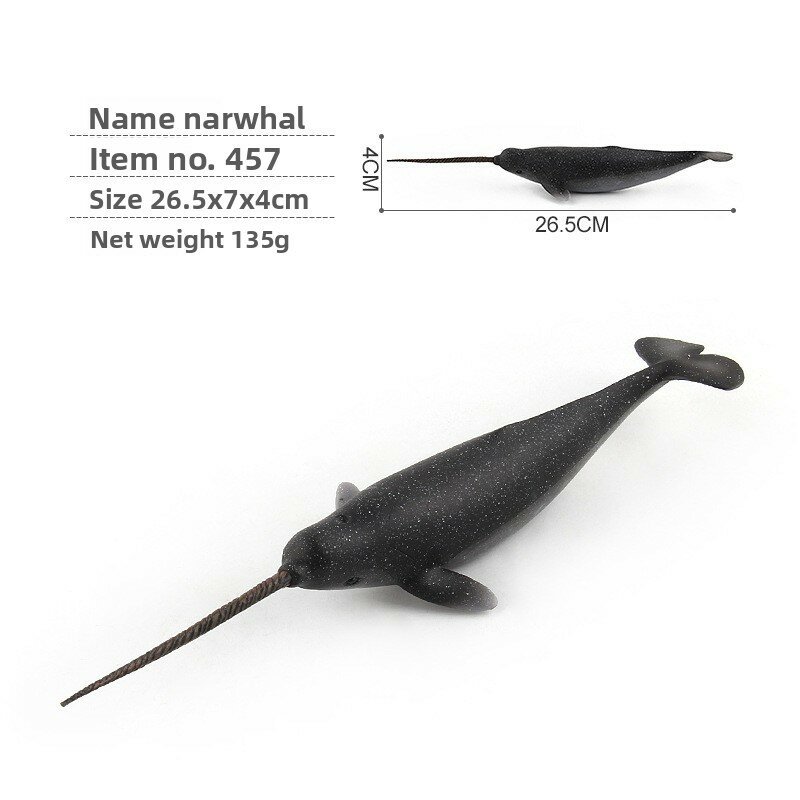 Blue whale ocean animal pvc figurines set for educational play and marine enthusiasts style g