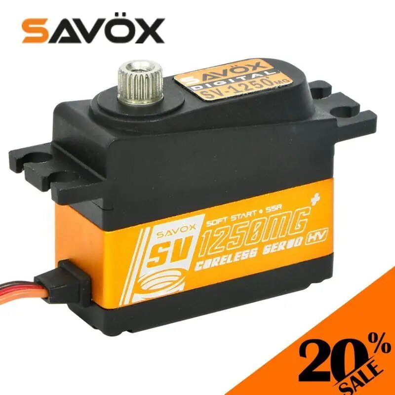 SAVOX SV 1250MG+ металлический сервопривод