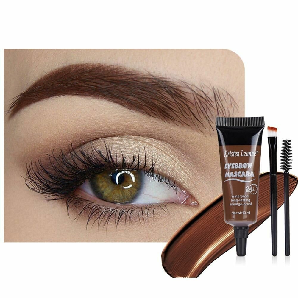 Жидкая краска для бровей, водостойкая, стойкая, придает бровям естественную пышность