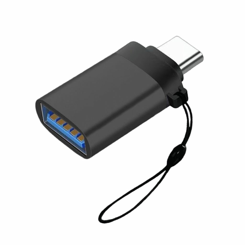 Адаптер питания usb, Женский OTG-адаптер Type c к разъему USB3.0-черный