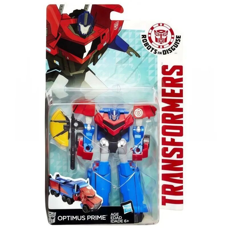 Трансформеры игрушки Hasbro Transformers Robots in Disguise Optimus Prime