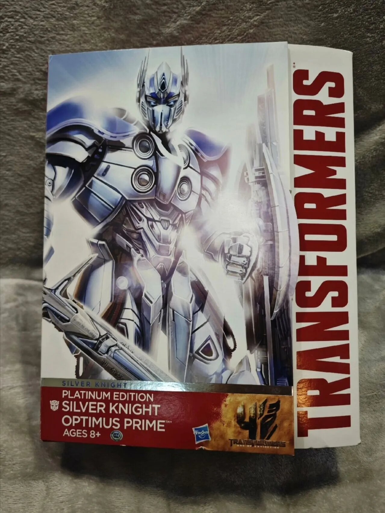 Трансформеры Hasbro Игрушка Transformers : Movie 4 Age Of Extinction Platinum Edition Silver Knight Optimus Prime