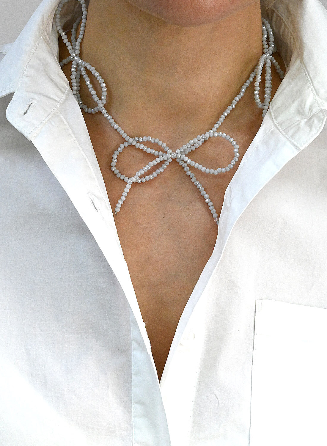 Чокер, циркон