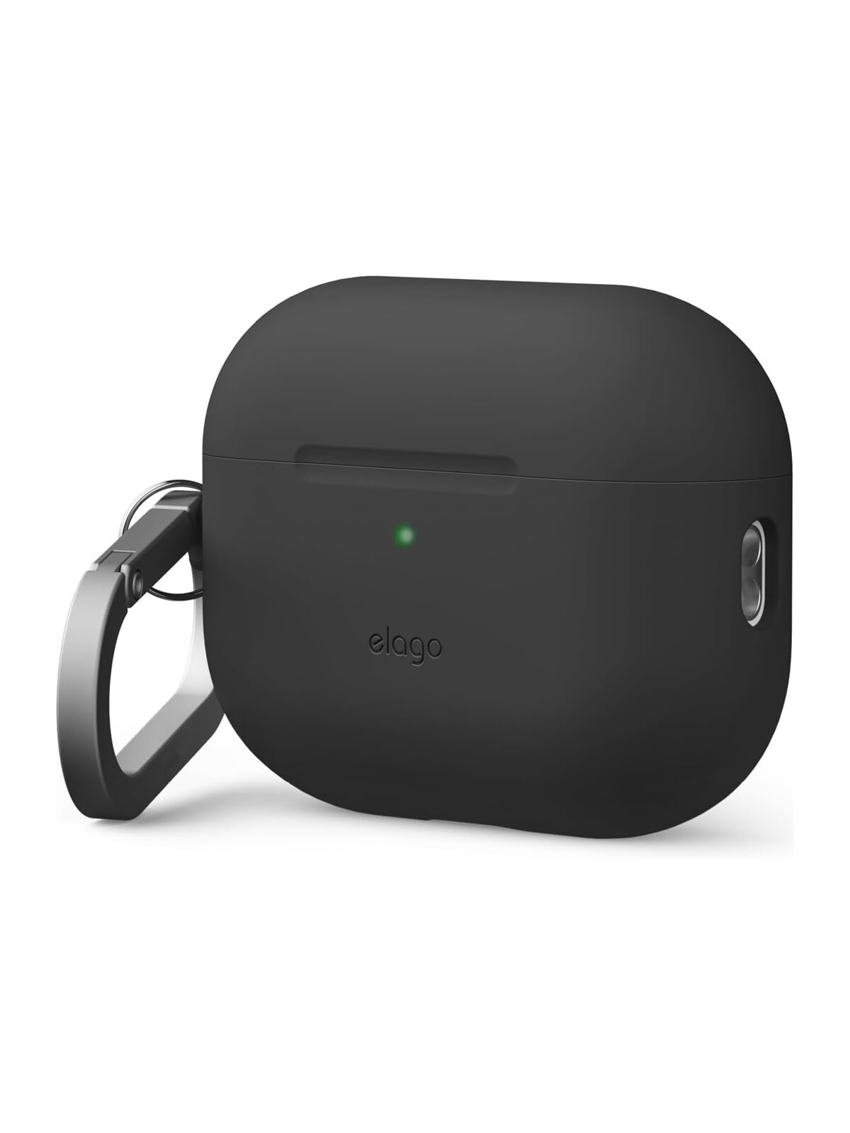 Elago силиконовый чехол с карабином для AirPods Pro 3, Silicone Hang case, Black