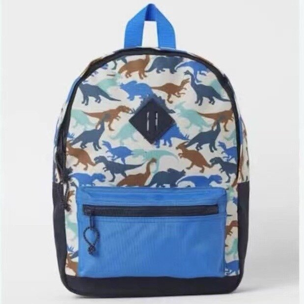 Рюкзак H&M "Little Dinosaur", для начальной школы, синий