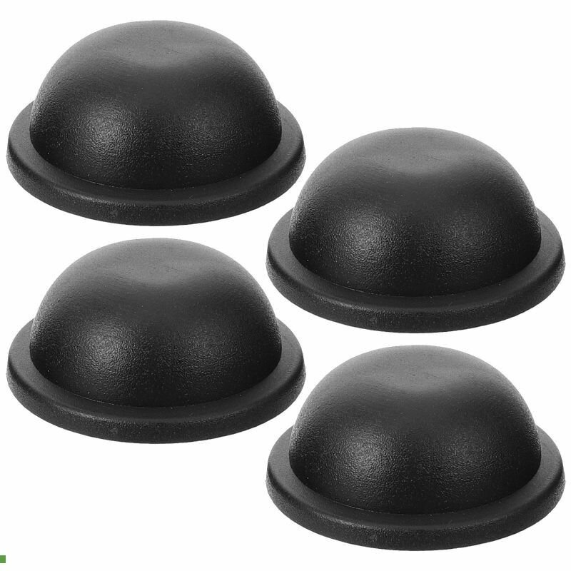 Ножки для сумки и чемодана 4 шт, пластиковые шпильки 3.70×3.70×2.00 см, чёрные — защита дна и устойчивая опора