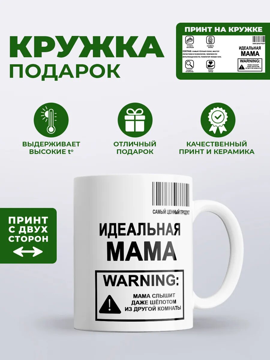 Кружка идеальная мама