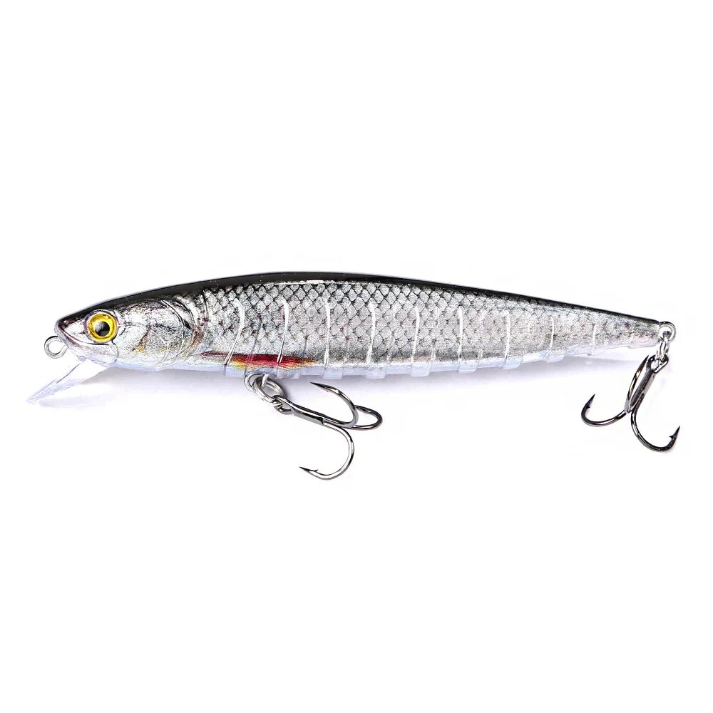 Воблер B&U JERK MINNOW silvery