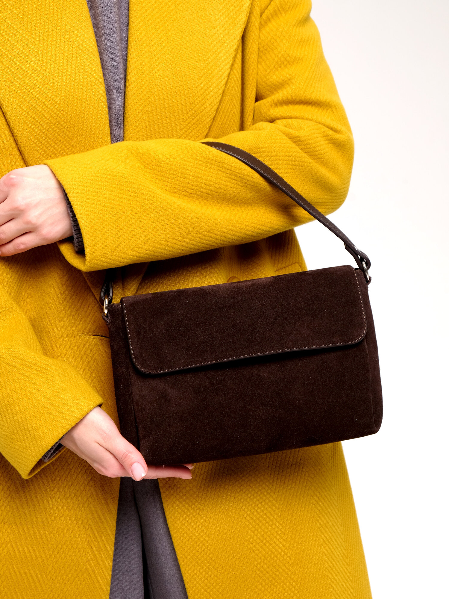 Сумка кросс-боди Сумка замшевая мягкая