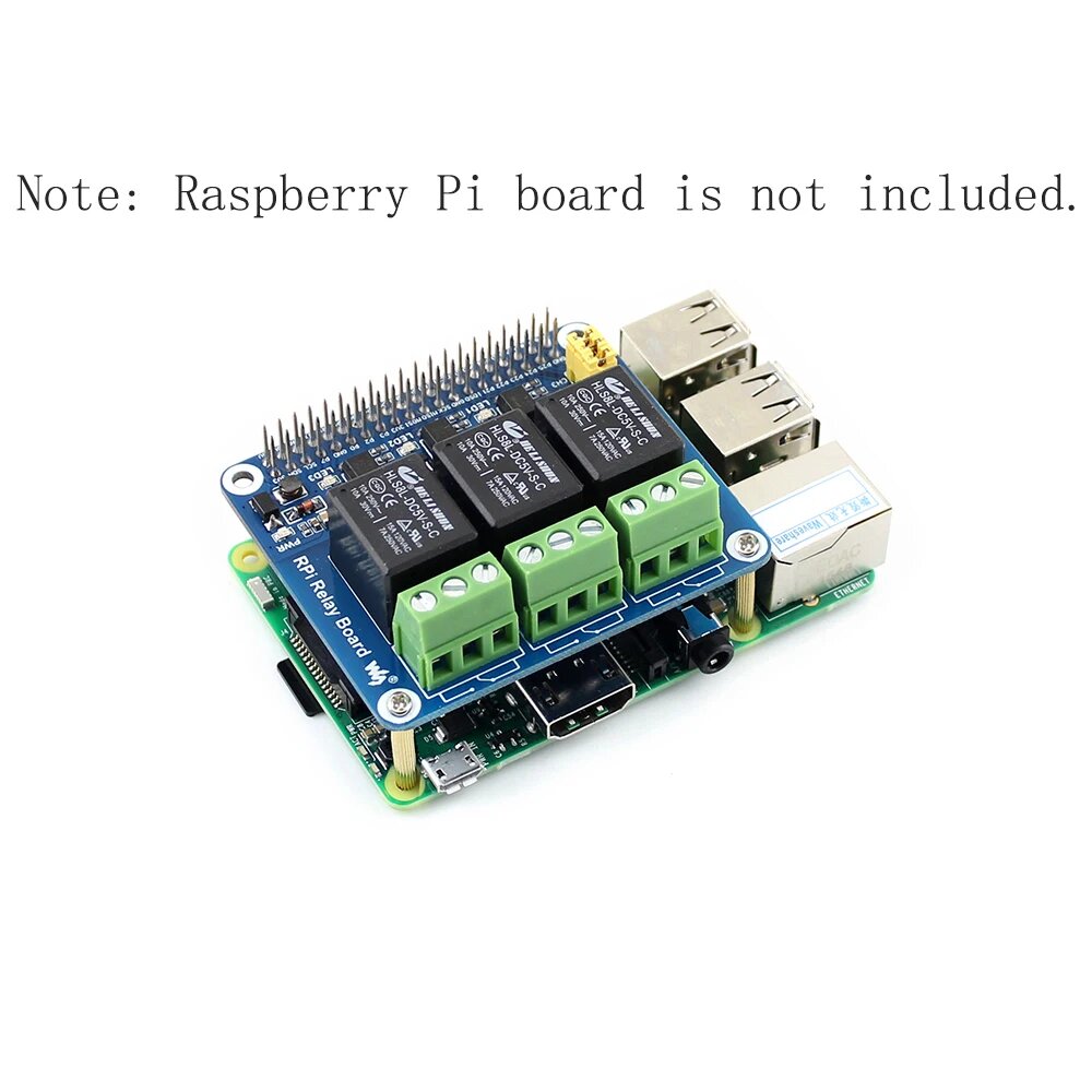 Релейная плата Waveshare для Raspberry Pi