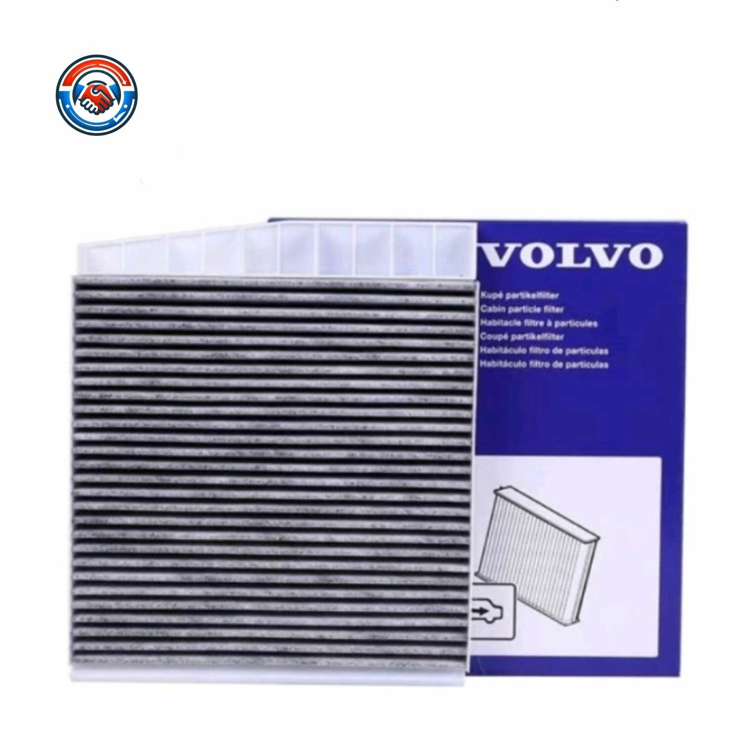 Фильтр салонный для Volvo C70 S70 S80 V70 S60 XC70 XC90, очистка воздуха от пыли и аллергенов, защита пассажиров, размер 281x250x34 мм, артикул 30630752