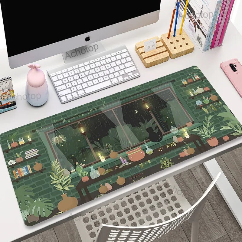 Kapalewaii зеленый игровой коврик для мыши XXL 700x300x2mm, LY008895 (12)