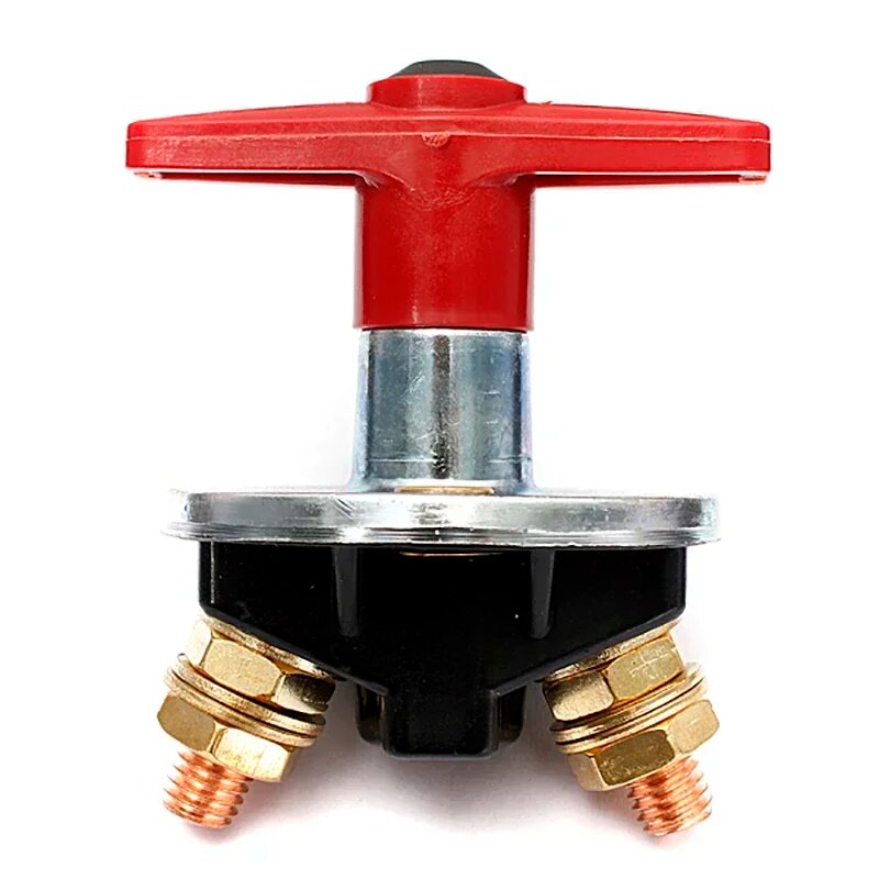 12 В, 24 В, красный, 2 клавиши, отключение батареи, основной переключатель, модификация автомобиля, для грузовика, лодки, автомобиля, переключатель питания 300 А, Красный