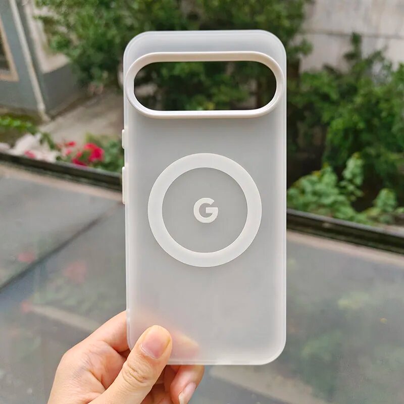 Белый матовый чехол для Google Pixel 10 Pro с MagSafe