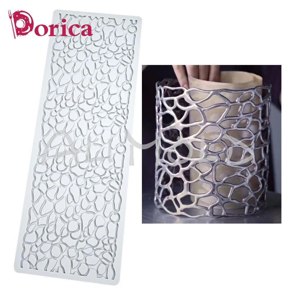 Силиконовый кружевной коврик для торта dorica, LFM-384
