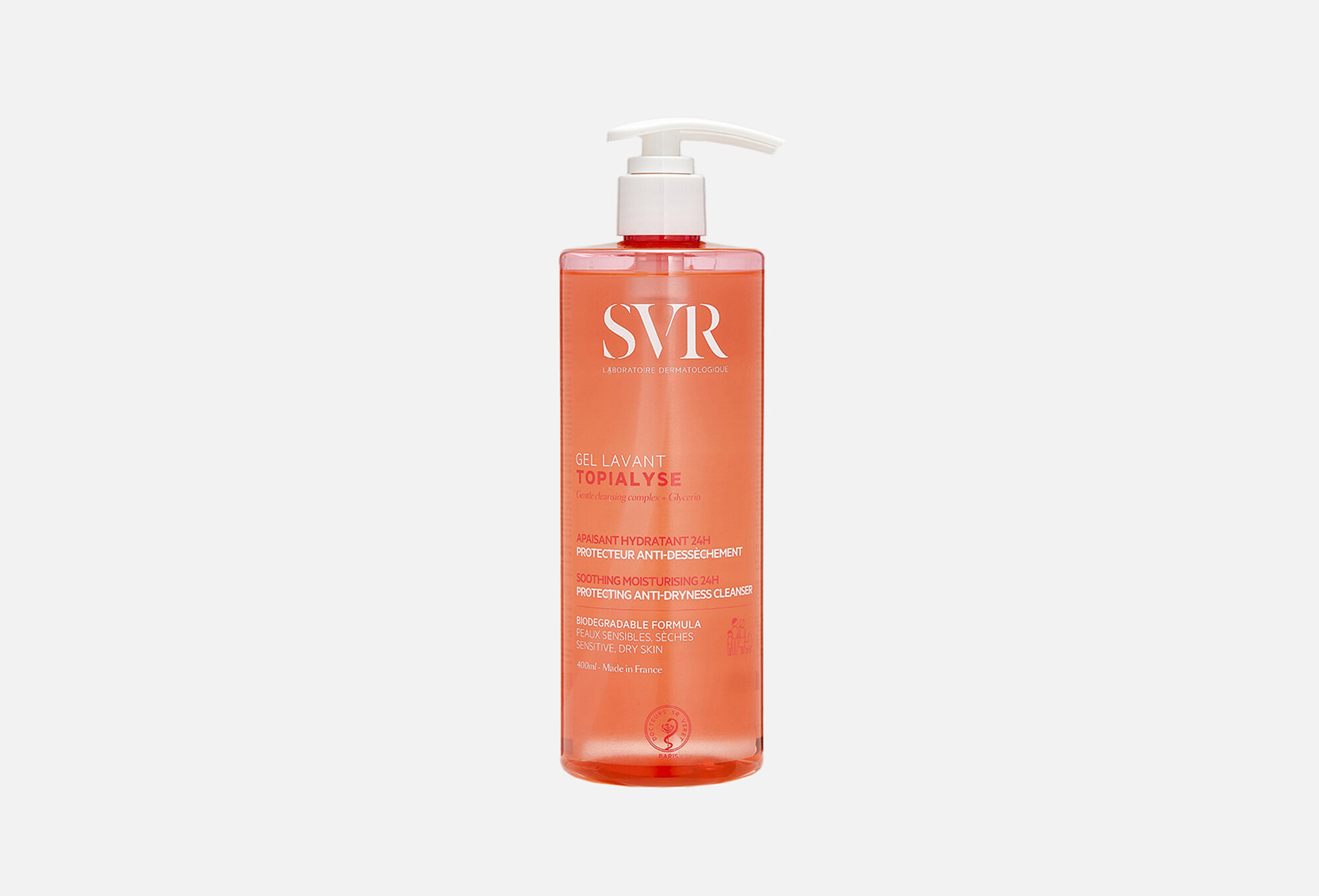 Очищающий гель SVR GEL LAVANT 400 мл