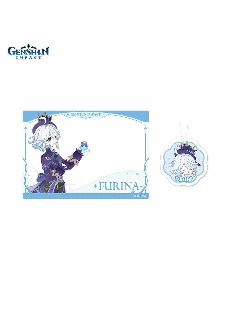 Ароматизатор и карточка для заметок Genshin Impact Rich Fantasy Фурина Furina 6942421141211