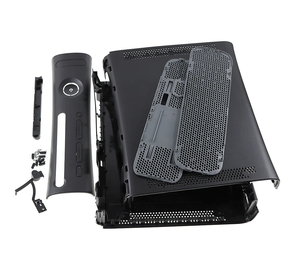 Корпус Xbox 360 Fat черный, 1 комплект