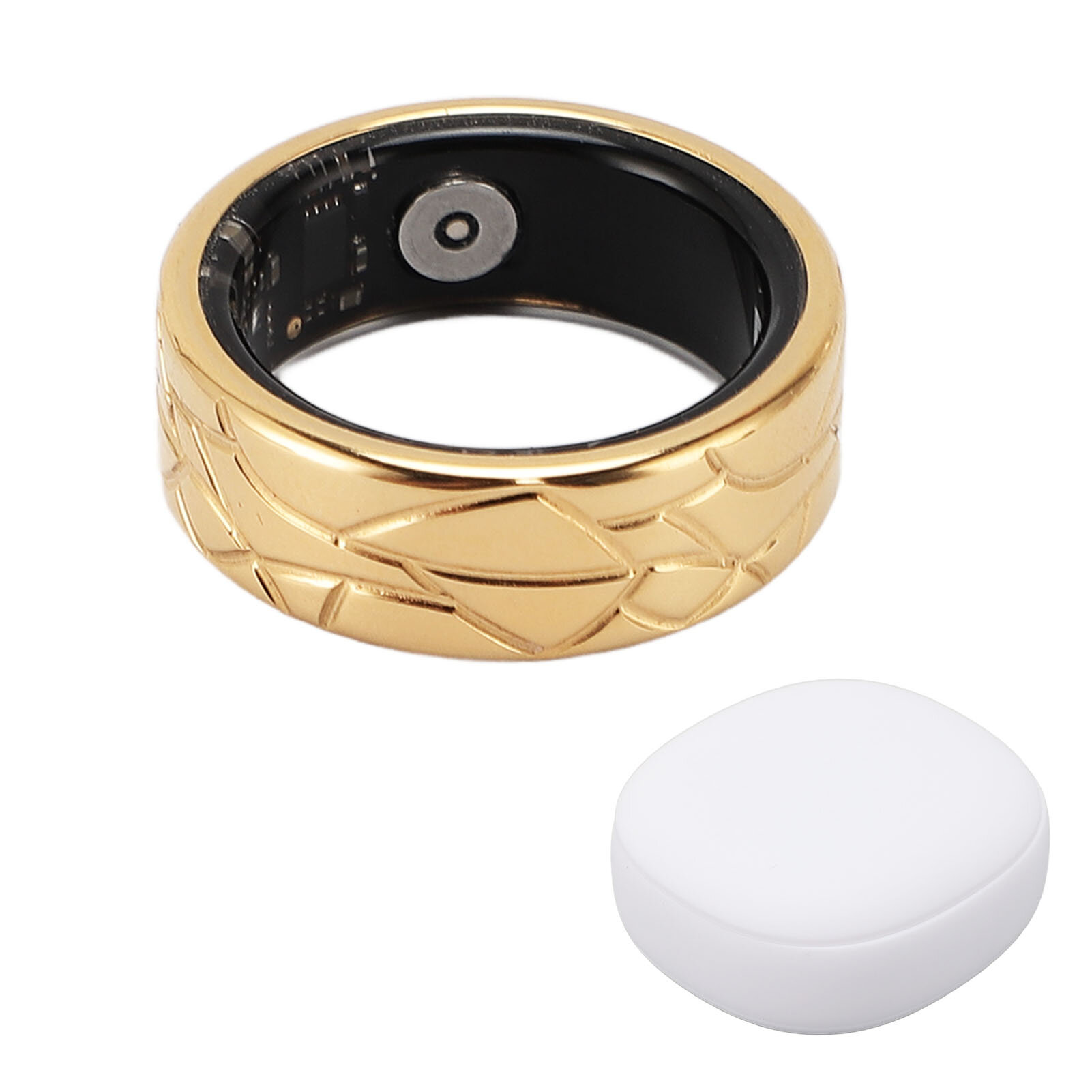 Smart Ring Health Tracker Water Proof Sleep Monitoring Sports Modes Gesture Control APP Fitness Tracker Smart Ring with Charging Case 9