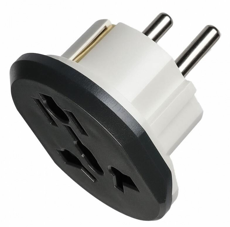 Универсальный переходник Smartbuy белый 16А 250В (SBE-16-S06-w)